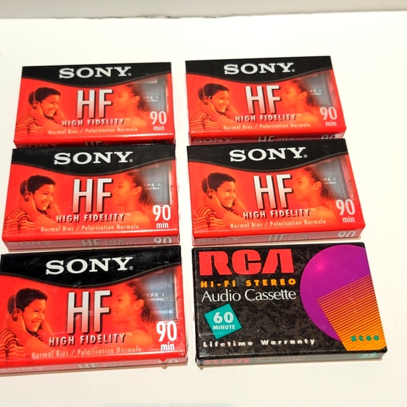 Sony | Other | Sony High Fidelity Normal Bias Cassettesrca Hifi Audio ...